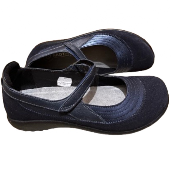 Naot | Shoes | Naot Womens Navy Suede Leather Mary Jane Comfort Casual ...